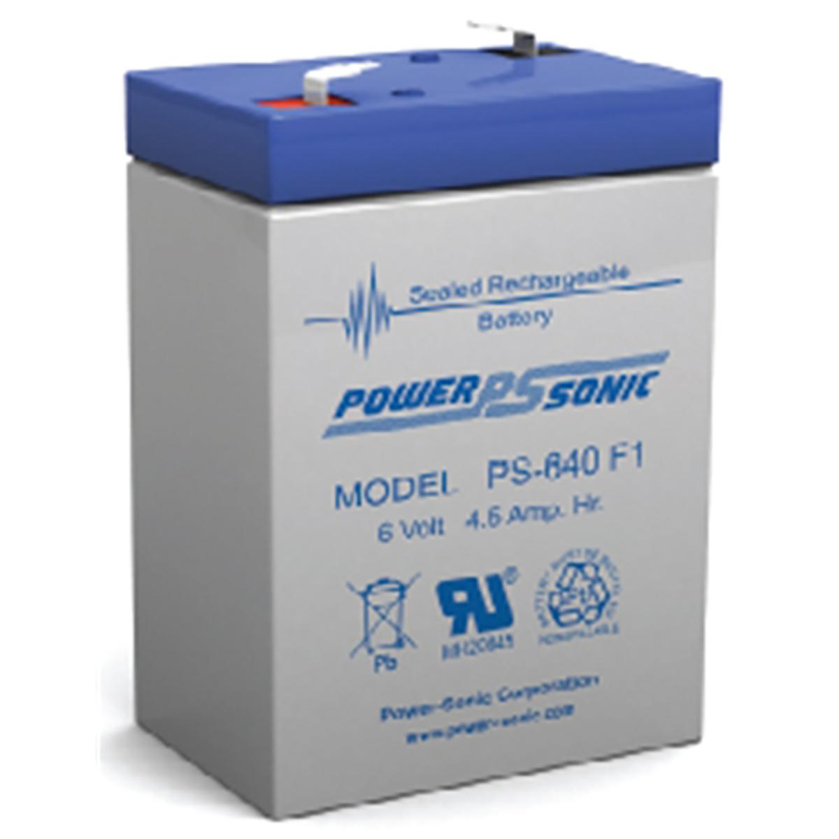 Unipower B00209 Battery 6v 4.5Ah VRLA PS640F | OSI Batteries
