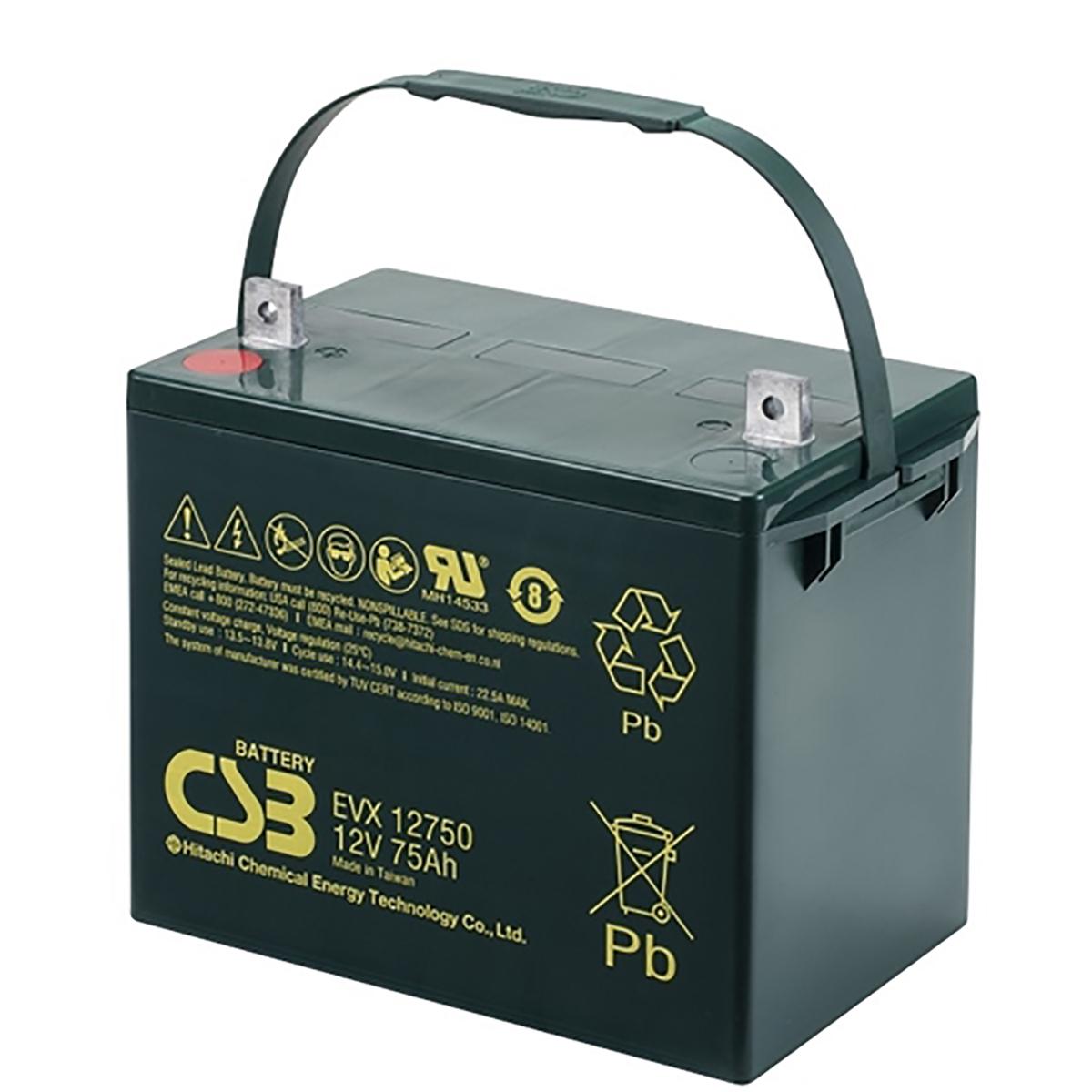 Unipower B00613 Battery 12v VRLA Sealed Lead Acid EVX12750 | OSI Batteries