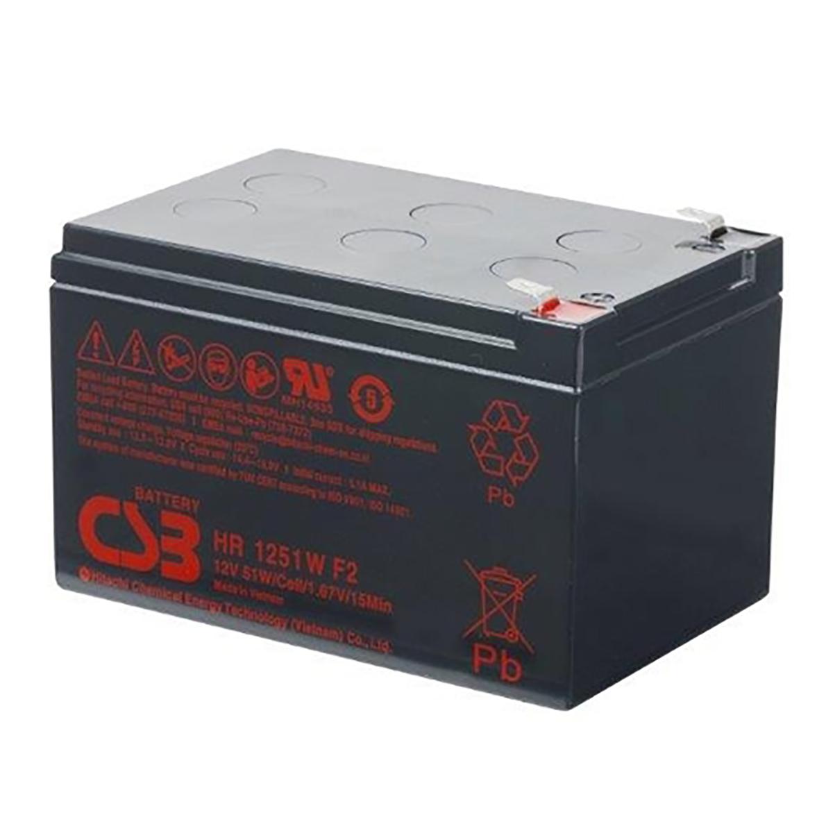 Unipower B00645 Battery 12v 13Ah VRLA HR12151WF2FR | OSI Batteries
