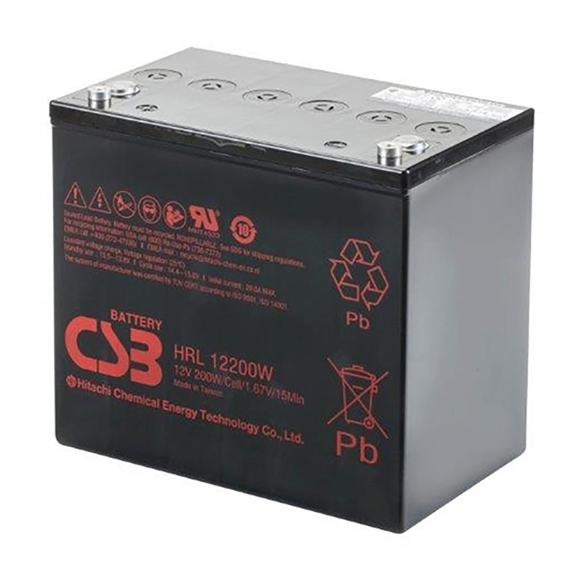 Unipower B00655 Battery 12v 200W VRLA HRL12200WFR | OSI Batteries