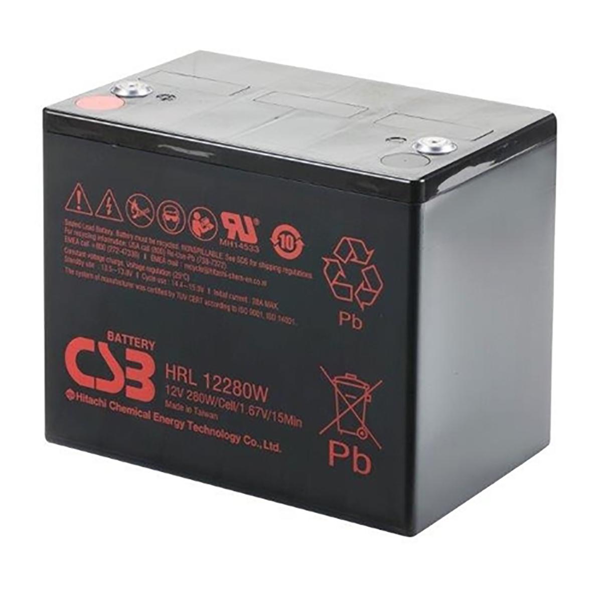 Unipower B00656 Battery 12v VRLA Sealed Lead Acid HRL12280WFR | OSI ...