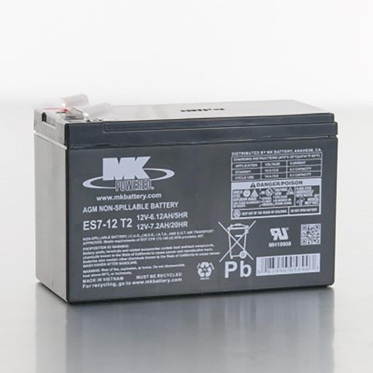 Unipower B00924-1 Battery 12v 7Ah AGM Non-Spillable | OSI Batteries