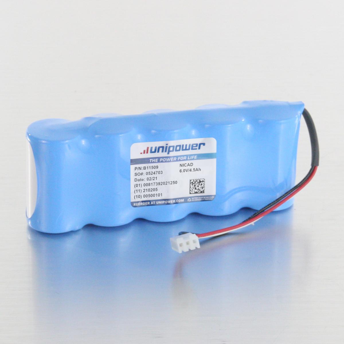 Unipower B11509 Battery 6V 4.5Ah NiCd | OSI Batteries