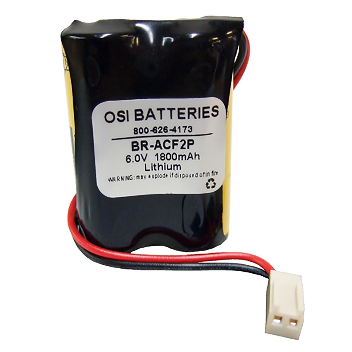 Panasonic BR-ACF2P Battery 6.0V Lithium PLC | OSI Batteries