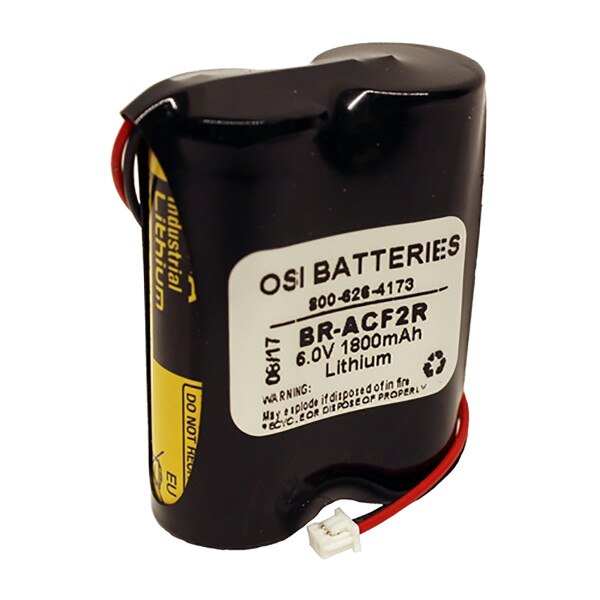 Panasonic BR-ACF2R Battery 6.0V Lithium PLC | OSI Batteries