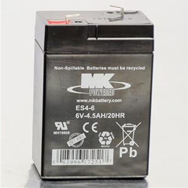 MK ES4-6 Battery 6v 4.5Ah Sealed Rechargeable | OSI Batteries
