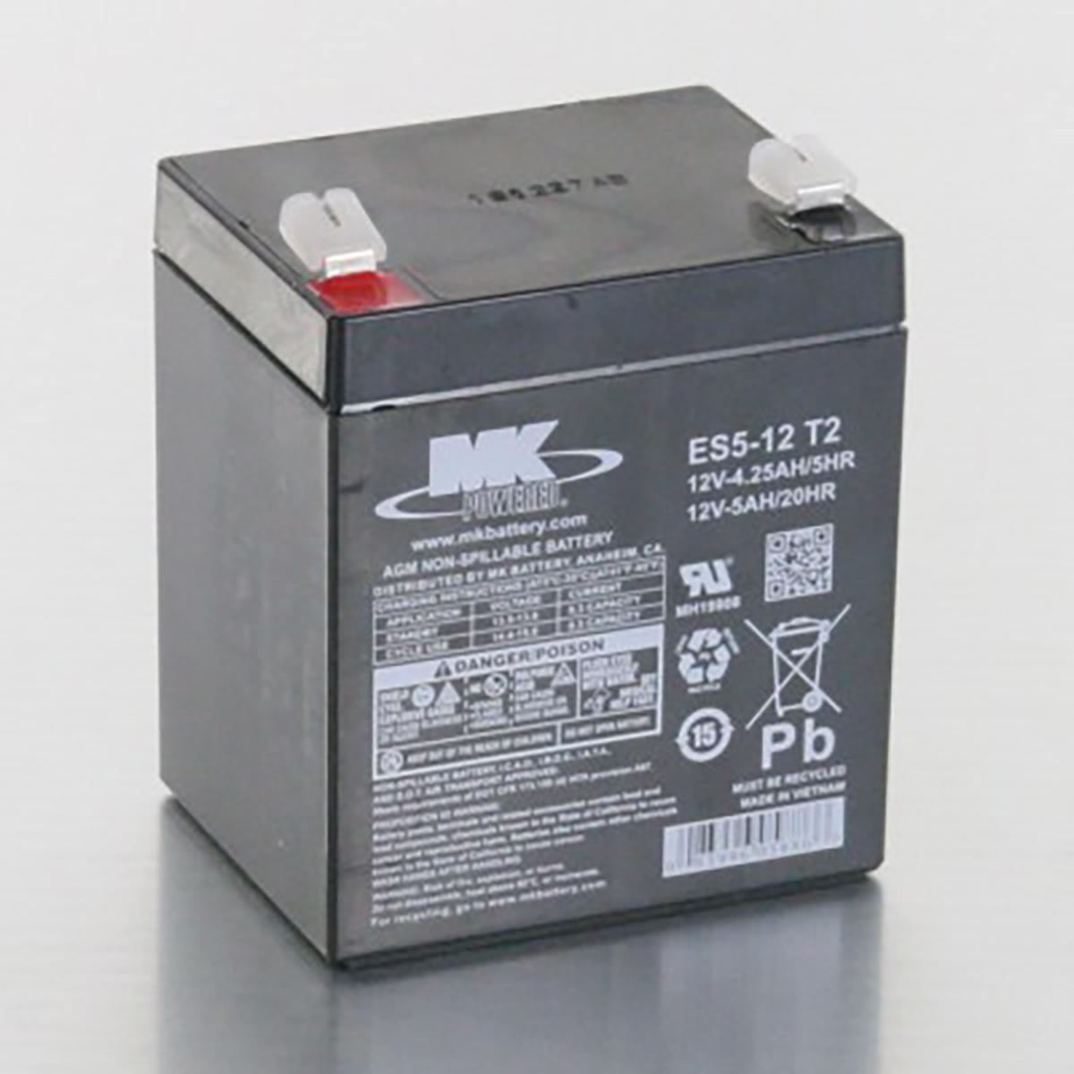 MK ES5-12 T2 Battery 12v 5Ah Rechargeable Sealed Lead Acid | OSI Batteries
