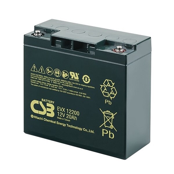 CSB EVX12200 Battery 12V 20Ah Sealed Lead Acid | OSI Batteries