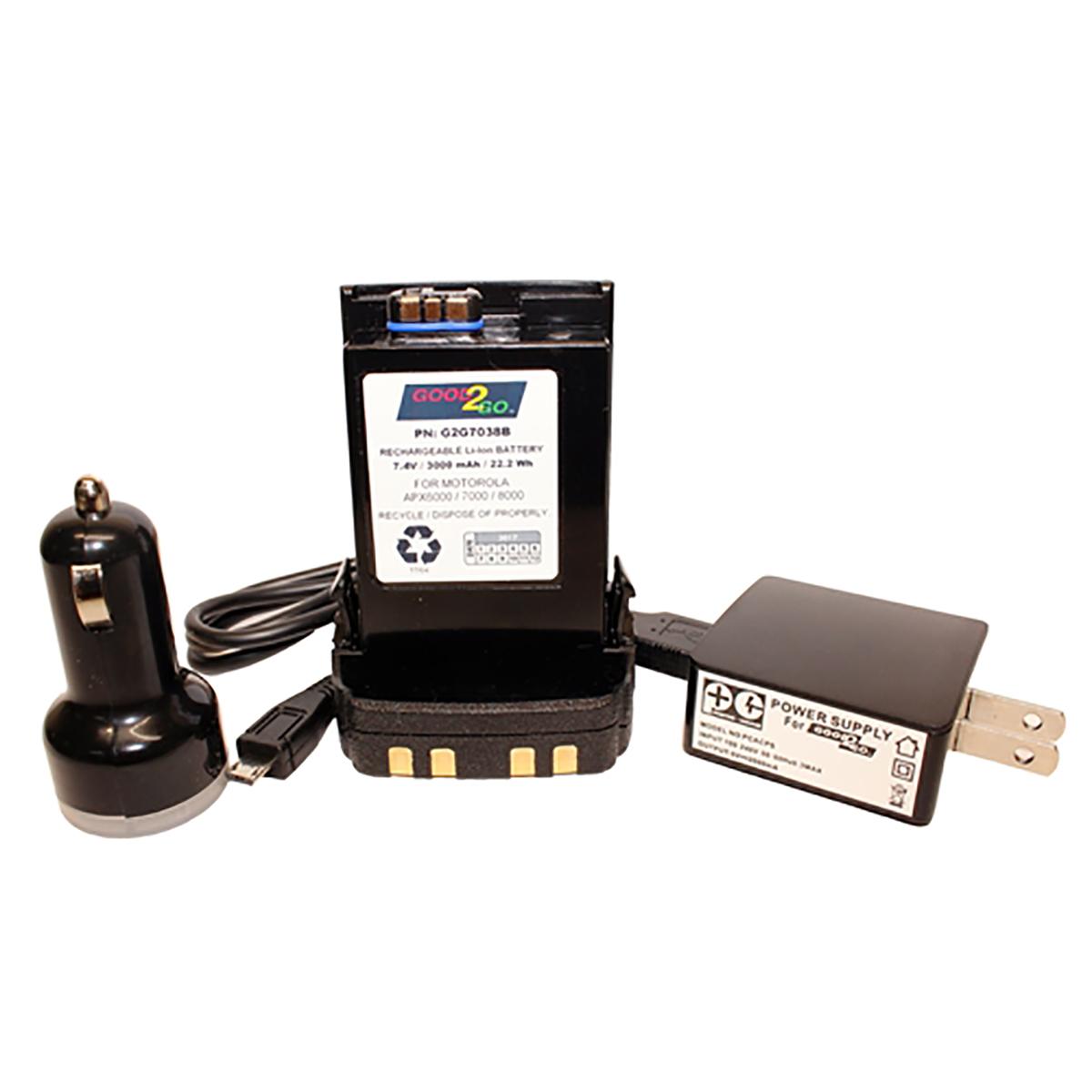 Motorola APX6000XE Good 2 Go Lithium Ion Battery 3000mAh | OSI Batteries