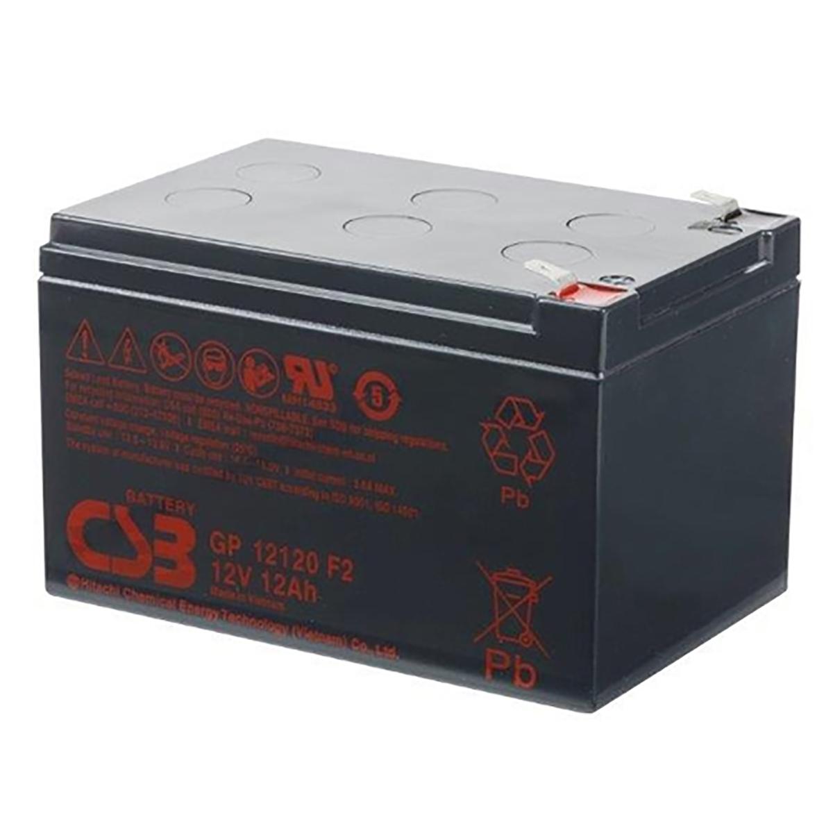 CSB GP 12120F2 Battery 12V 12Ah Sealed Lead Acid | OSI Batteries