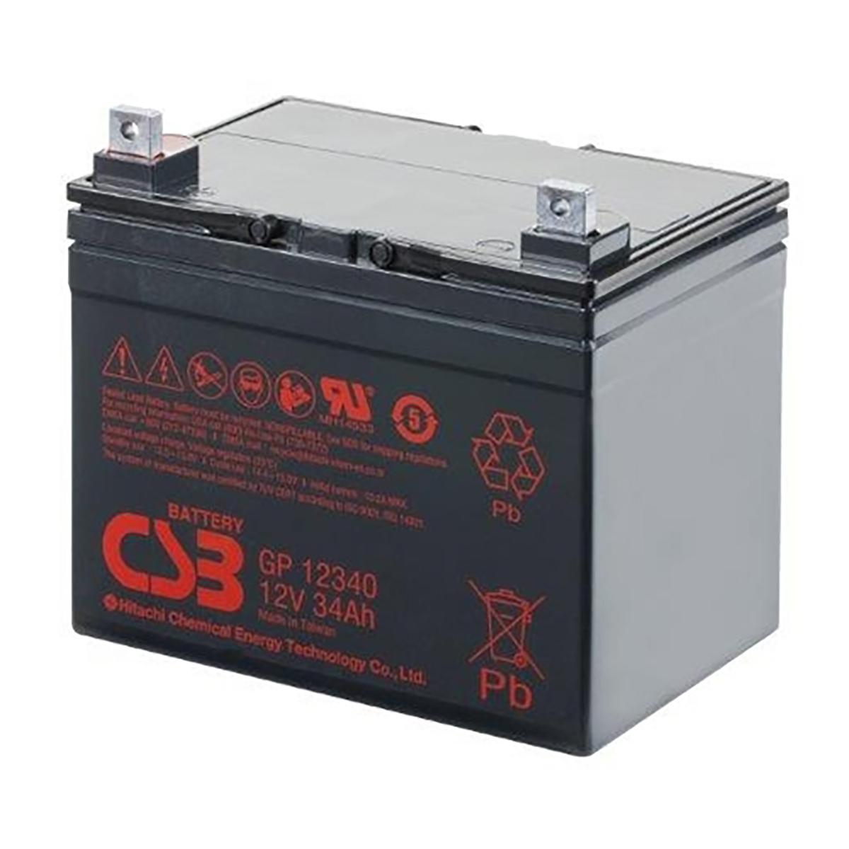 CSB GP 12340 Battery 12V 34Ah Sealed Lead Acid | OSI Batteries