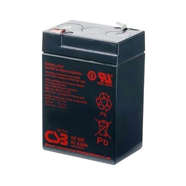 CSB GP 645 Battery 6V 4.5Ah Sealed Lead Acid | OSI Batteries