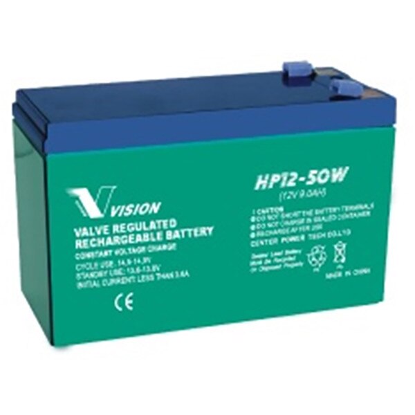 Vision HP12-50W-FR Battery 12V 9Ah 50W High Rate | OSI Batteries