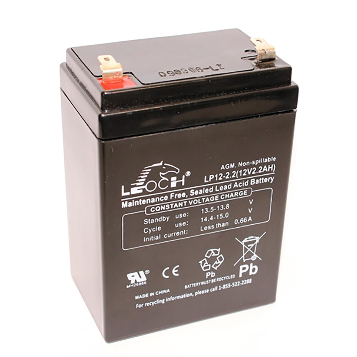 Leoch LP12-2.2 Battery 12v 2.2Ah Rechargeable VRLA | OSI Batteries