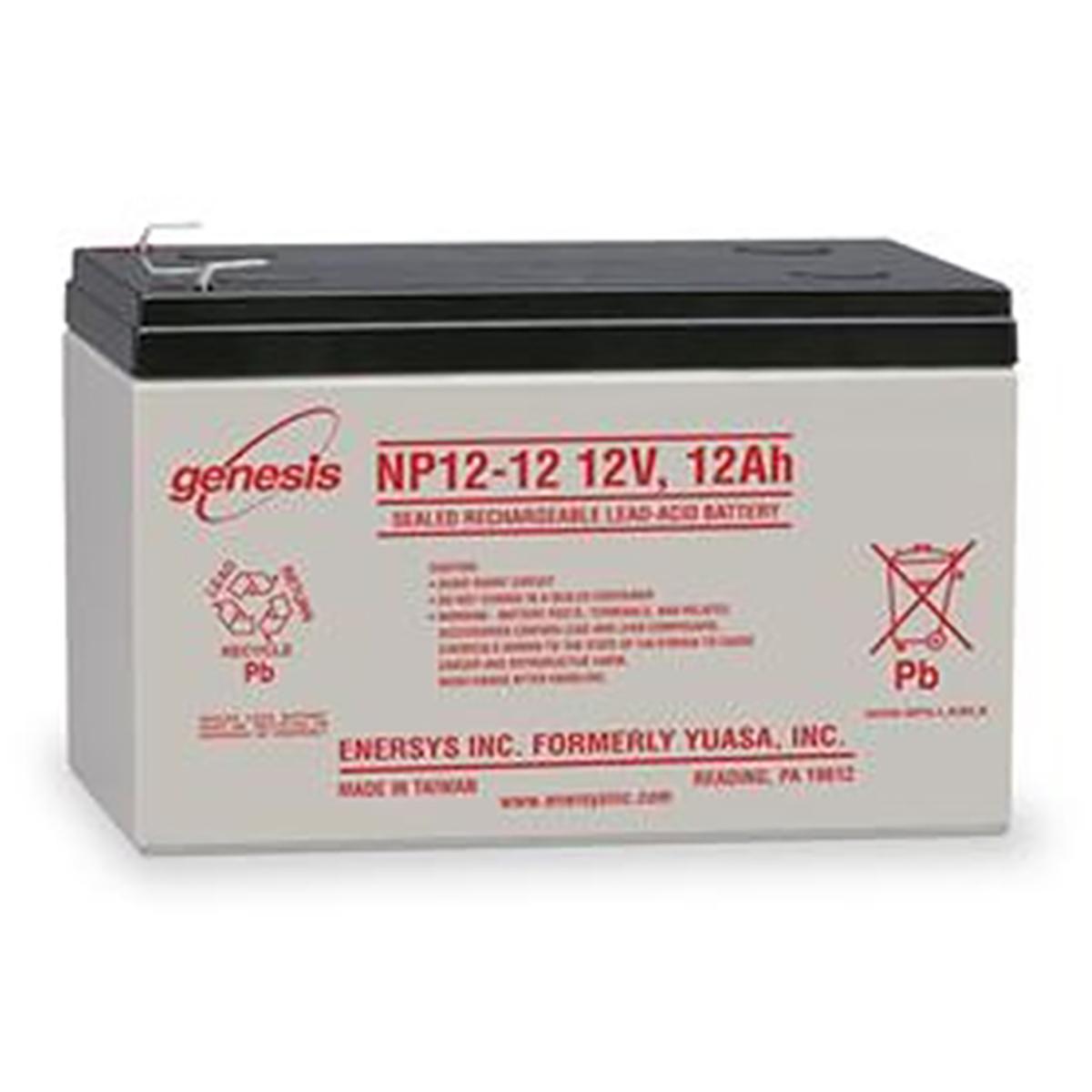 EnerSys Genesis NP12-12TFR Sealed Lead Battery 12V 12Ah | OSI Batteries