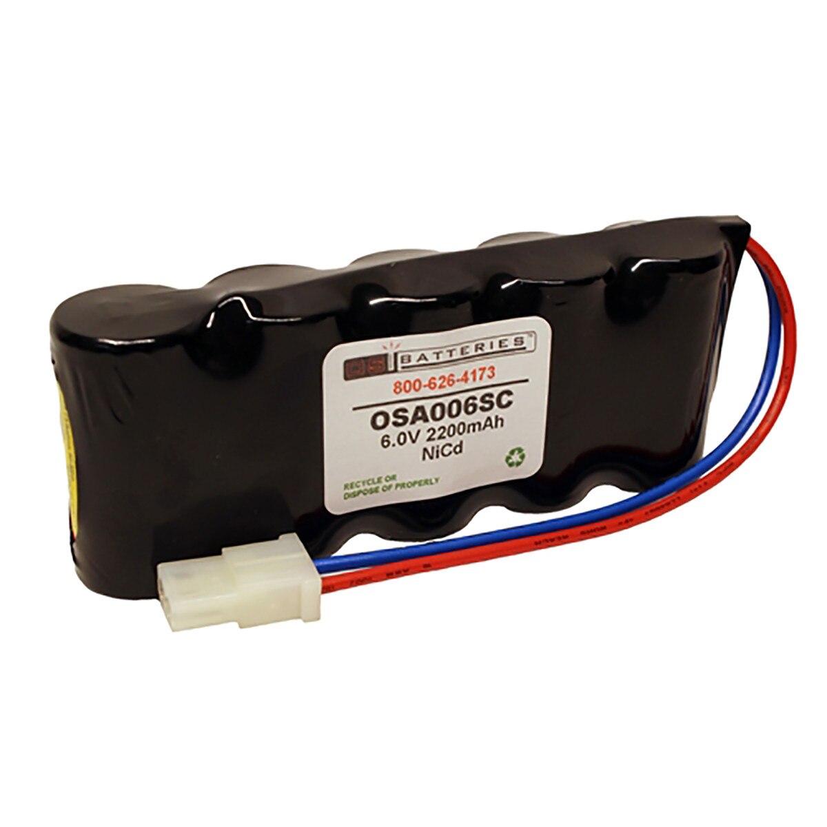ADI ADEMCO 669 Security Alarm System Battery 6V 2.2Ah | OSI Batteries