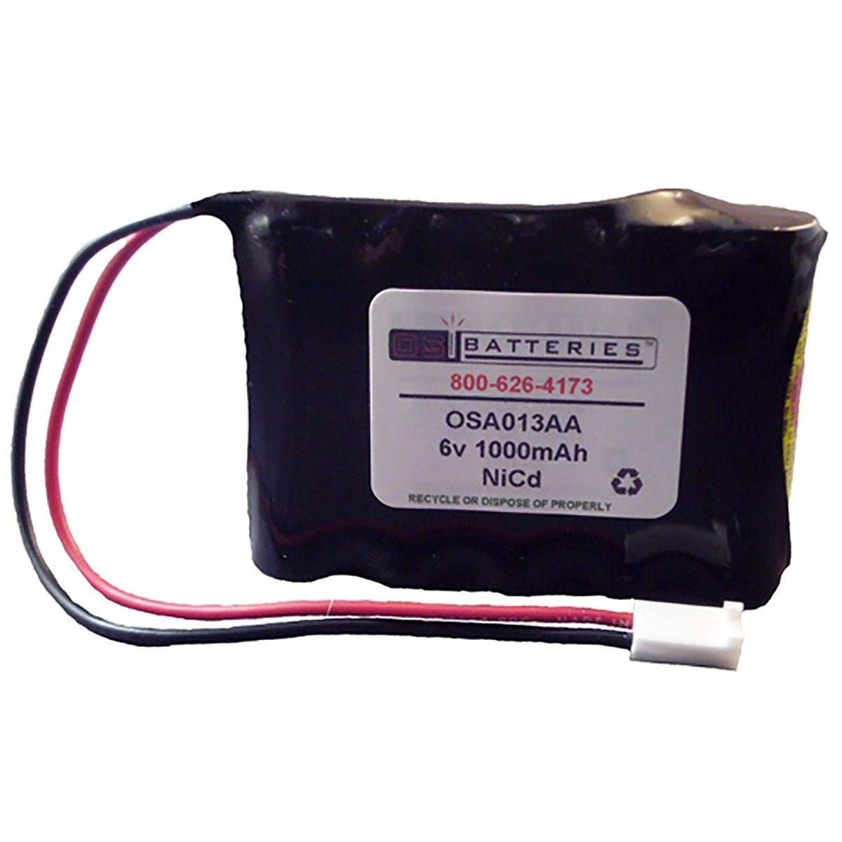 Saft 705105 Emergency Light Battery 6V 1Ah | OSI Batteries