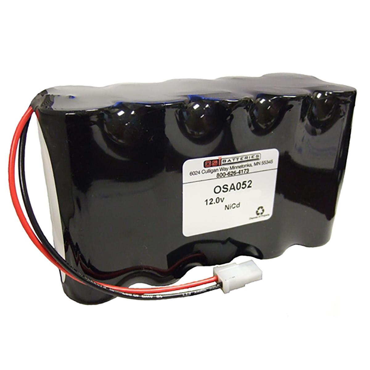 OSA052 12V 8.0Ah NiCD Assembly Battery | OSI Batteries