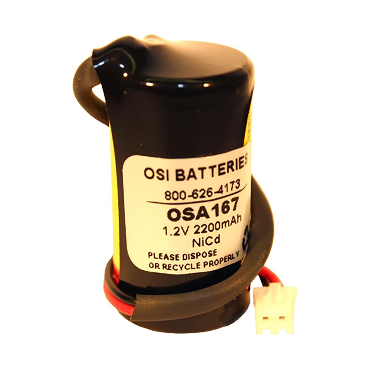 OSA167 1.2V 2200mAh NiCD Assembly Battery | OSI Batteries