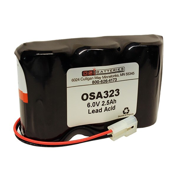 Telemotive BT644-6 Battery 6V 2.5Ah | OSI Batteries