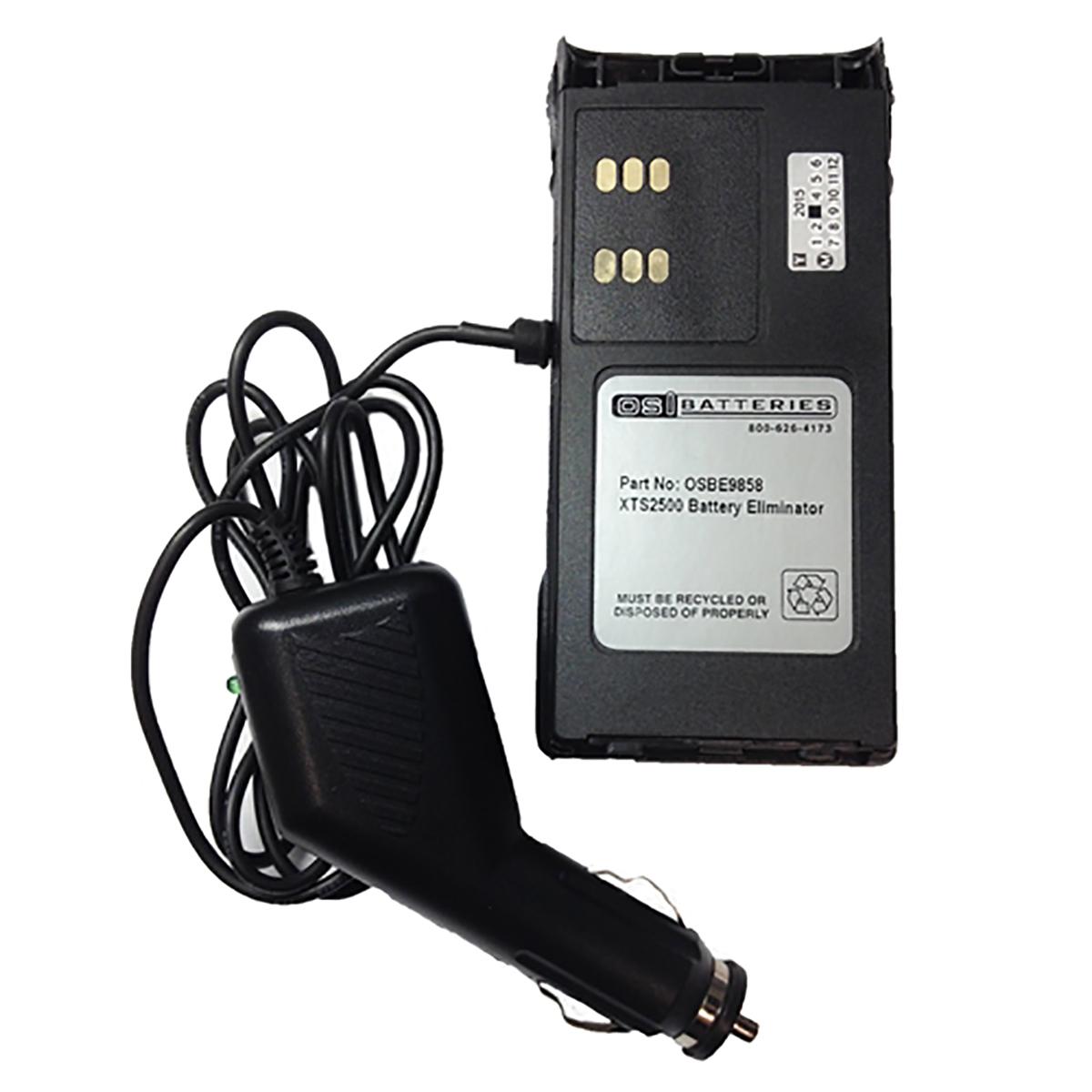 Motorola XTS1500 Battery Eliminator with DC Cord | OSI Batteries