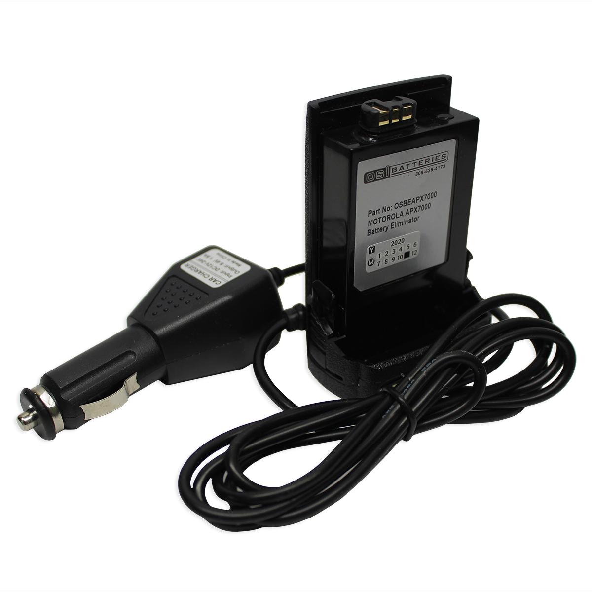Motorola APX8000 Battery Eliminator with DC Cord | OSI Batteries