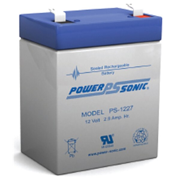 PowerSonic PS-1227 Battery 12V 2.7Ah VRLA 1200272602 | OSI Batteries