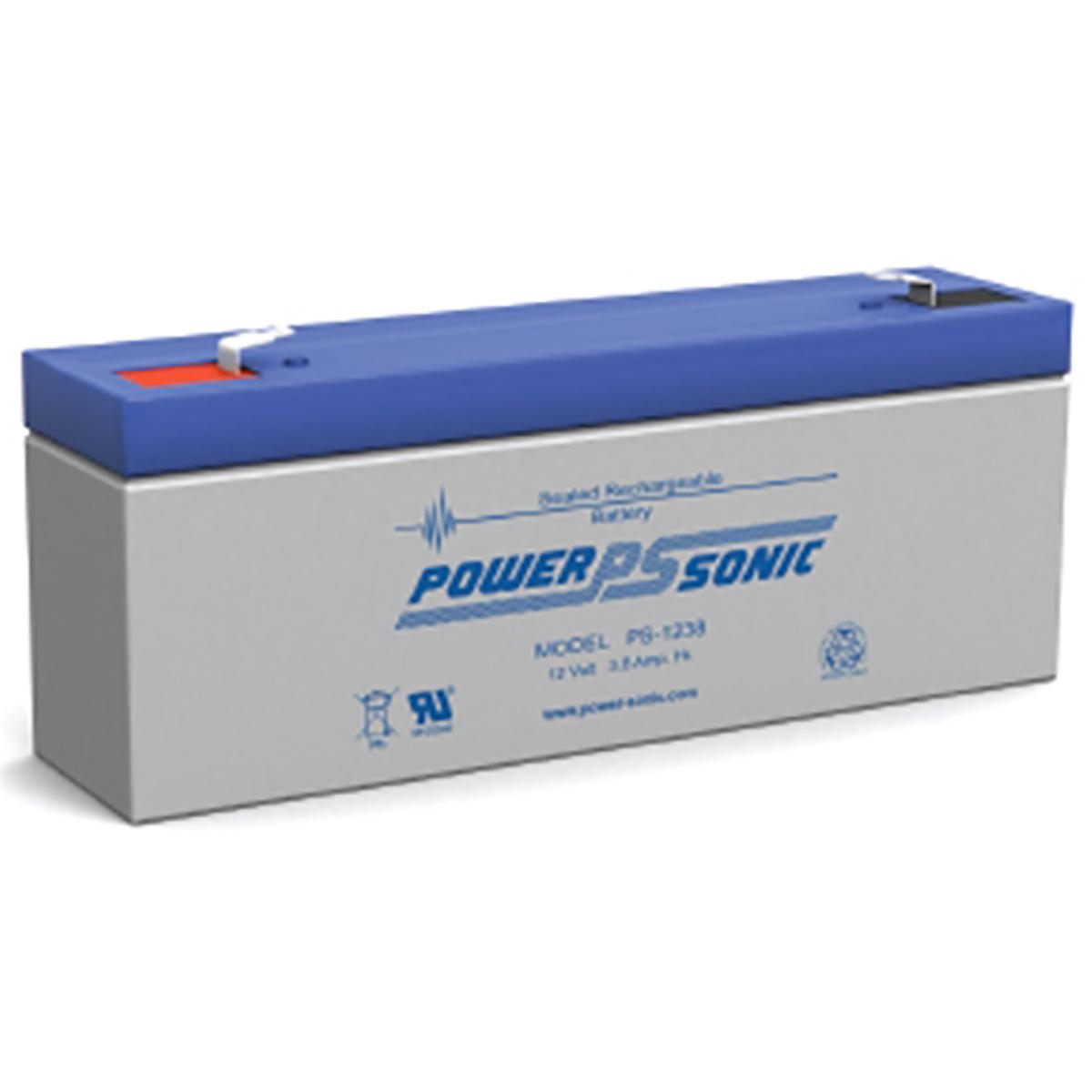 PowerSonic PS-1238 Battery 12V 3.8Ah VRLA | OSI Batteries