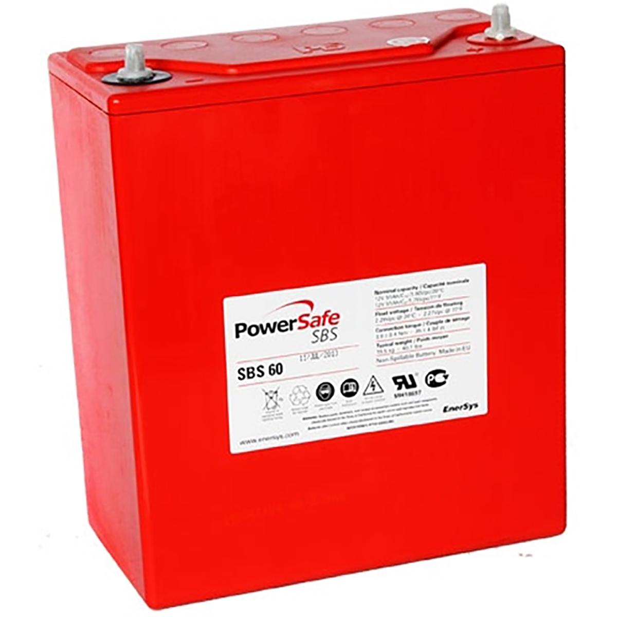 EnerSys PowerSafe SBS-60 VRLA Battery 12.0v 51.0Ah | OSI Batteries