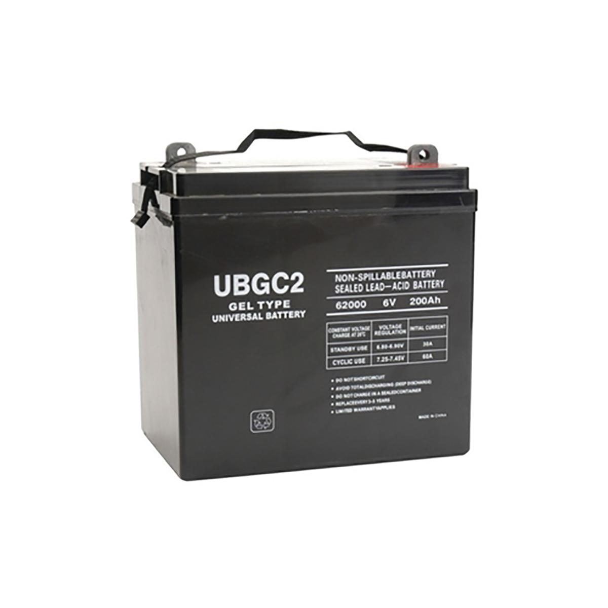 Universal UB-GC2 Battery 6v 200Ah Sealed Lead Acid GEL | OSI Batteries