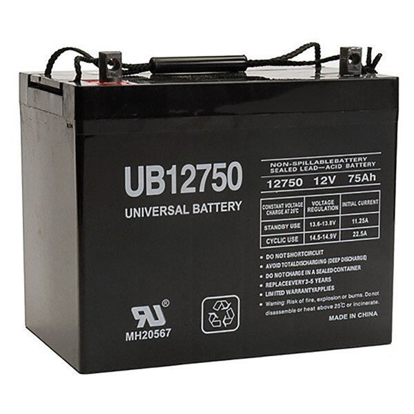 Universal UB12750-Z1 Battery 12v 75Ah Sealed Lead Acid | OSI Batteries